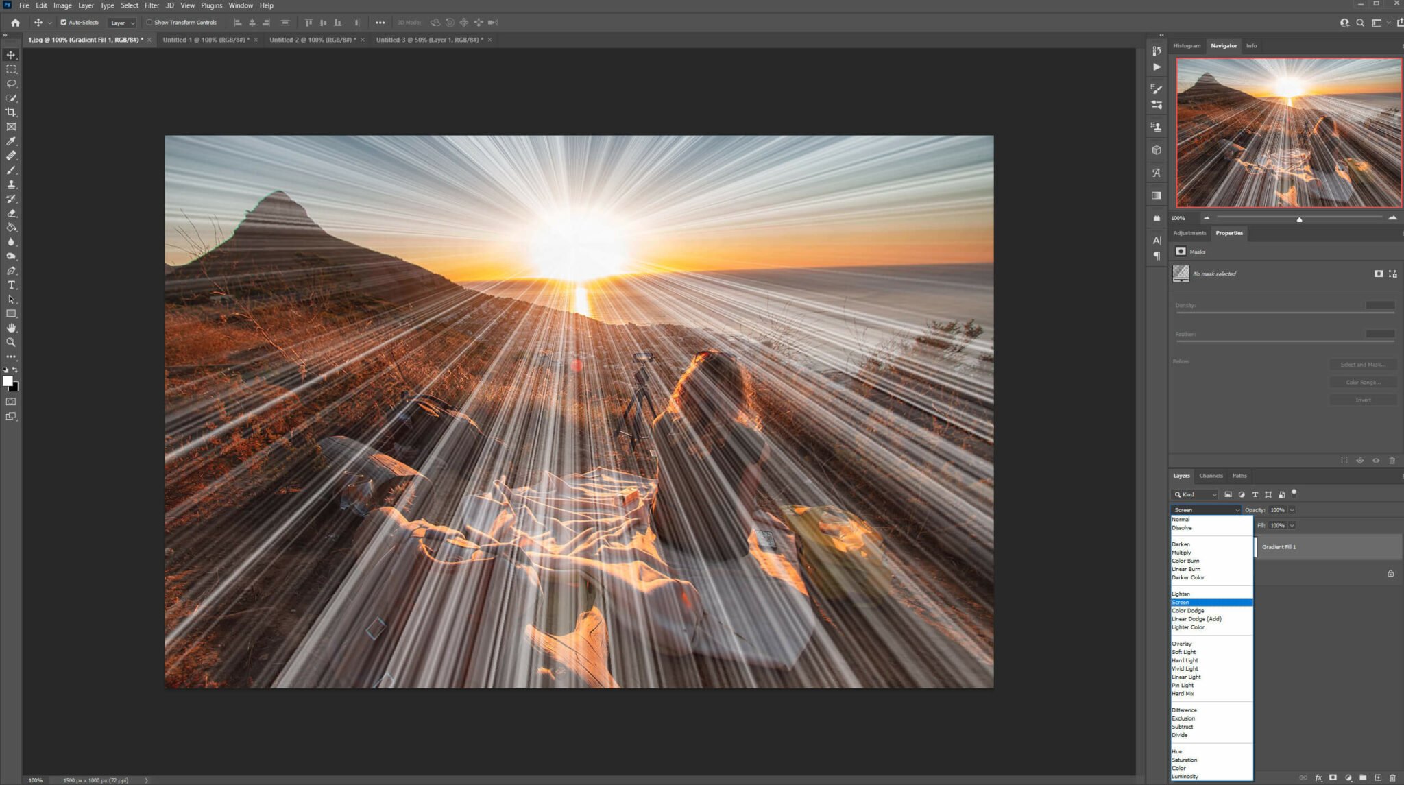 Simple Way to Create a Realistic Sun Rays Effect in Photoshop - Mypstips