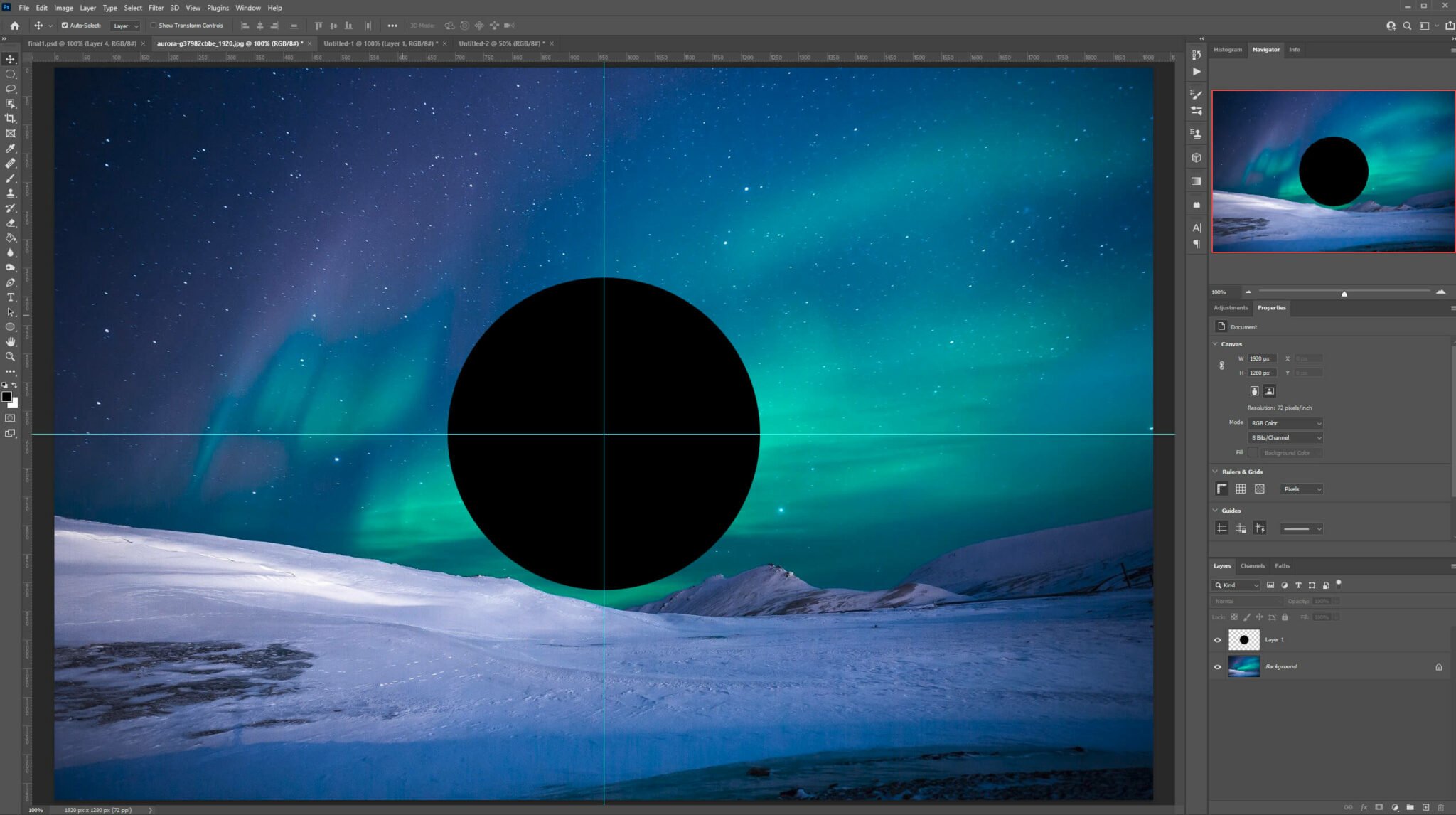 How to Make a Stunning Floating Glass Sphere in Photoshop - Mypstips