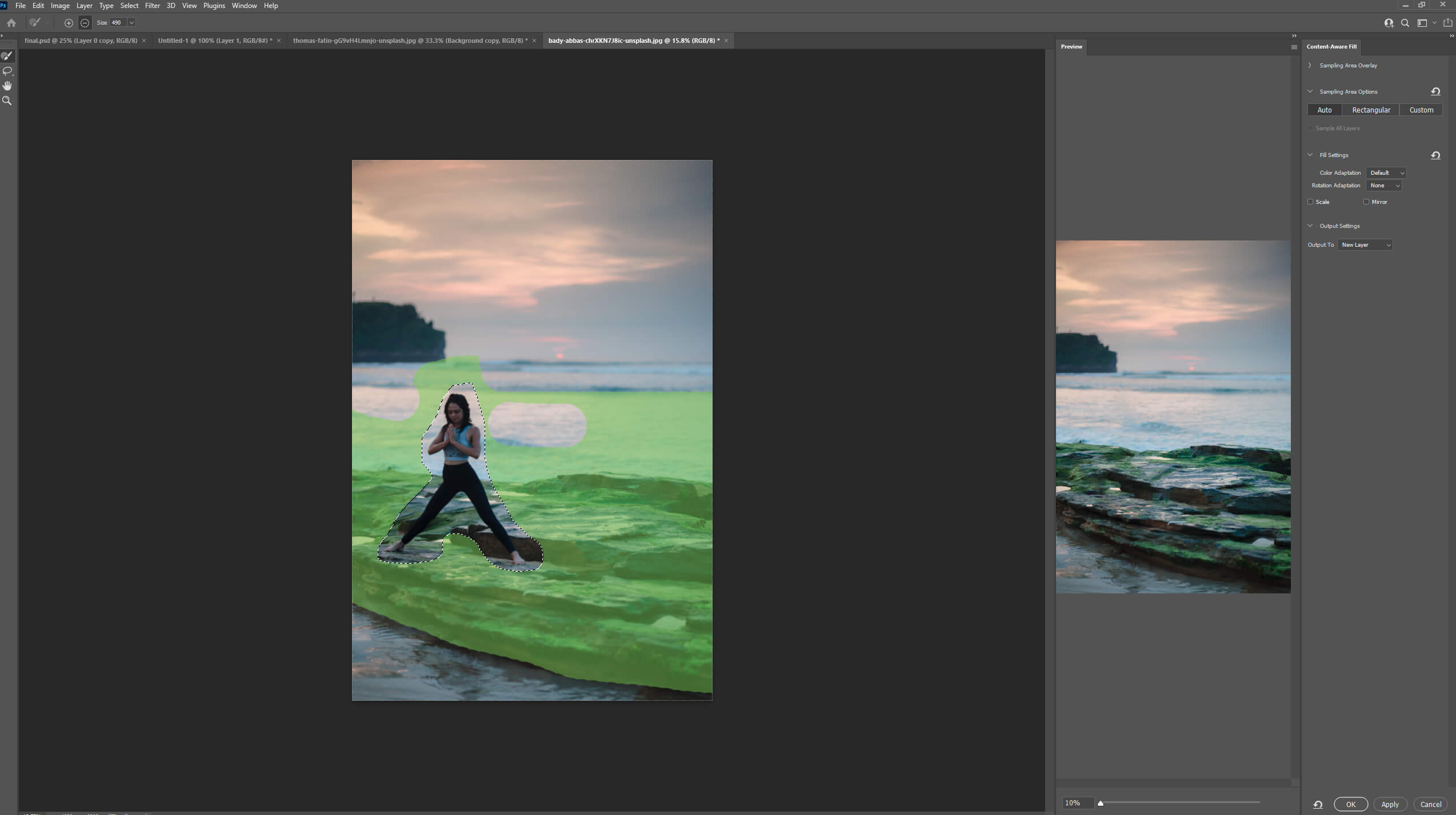 How To Use Content Aware Fill In Photoshop CC Mypstips