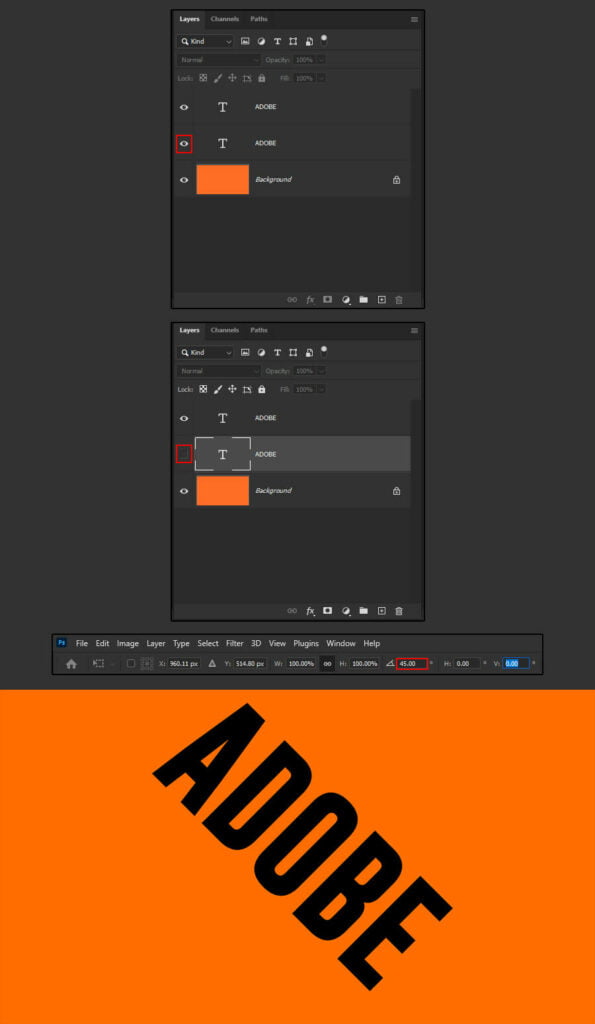 How to Make a Long Shadow Text Effect in Photoshop - Mypstips