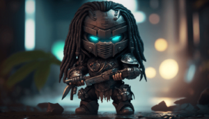 AI-Generated Super Deformed Predator in Midjourney - Mypstips