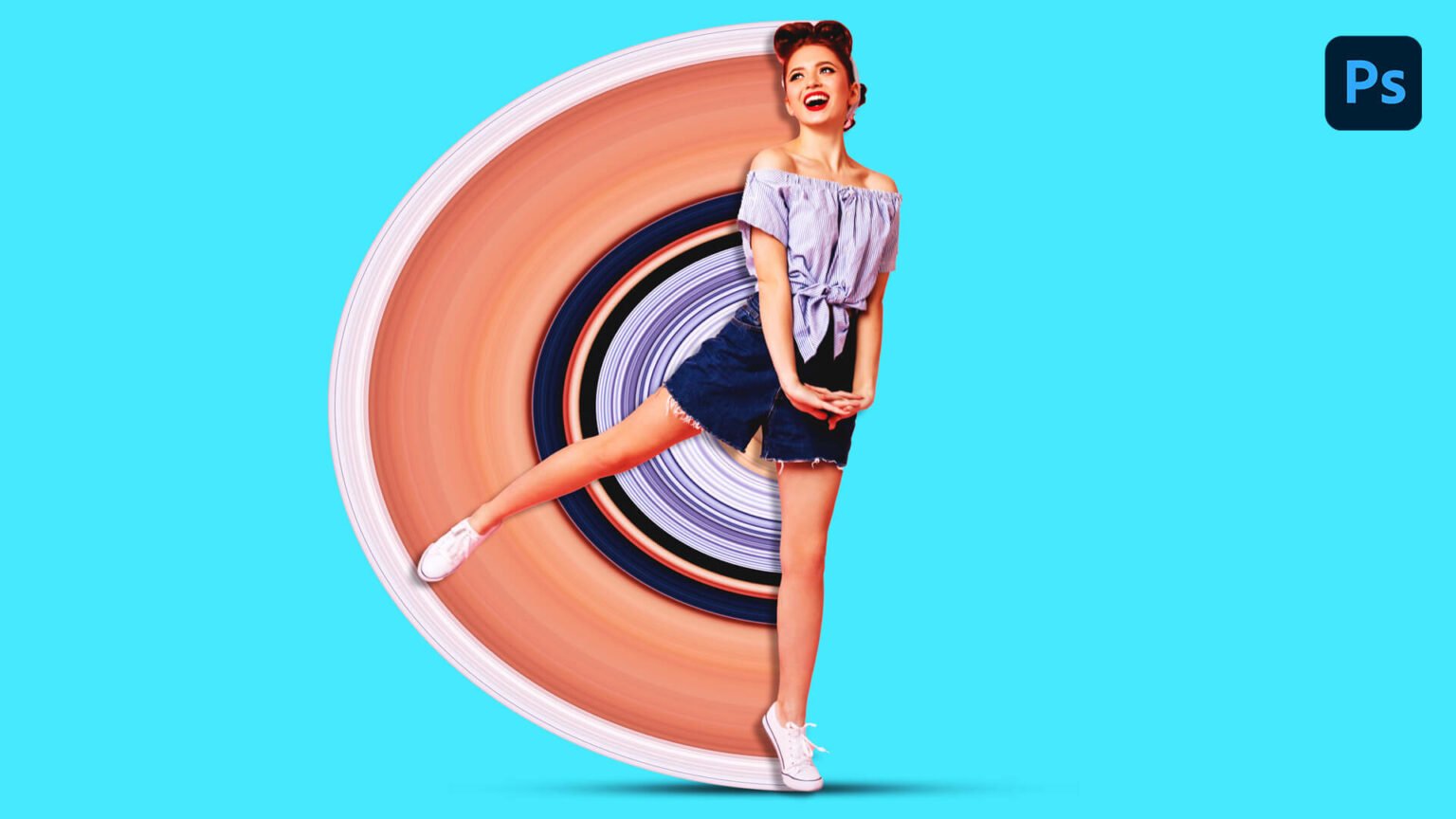 Circular Pixel Stretch Effect in Photoshop: How to Create this Dynamic ...
