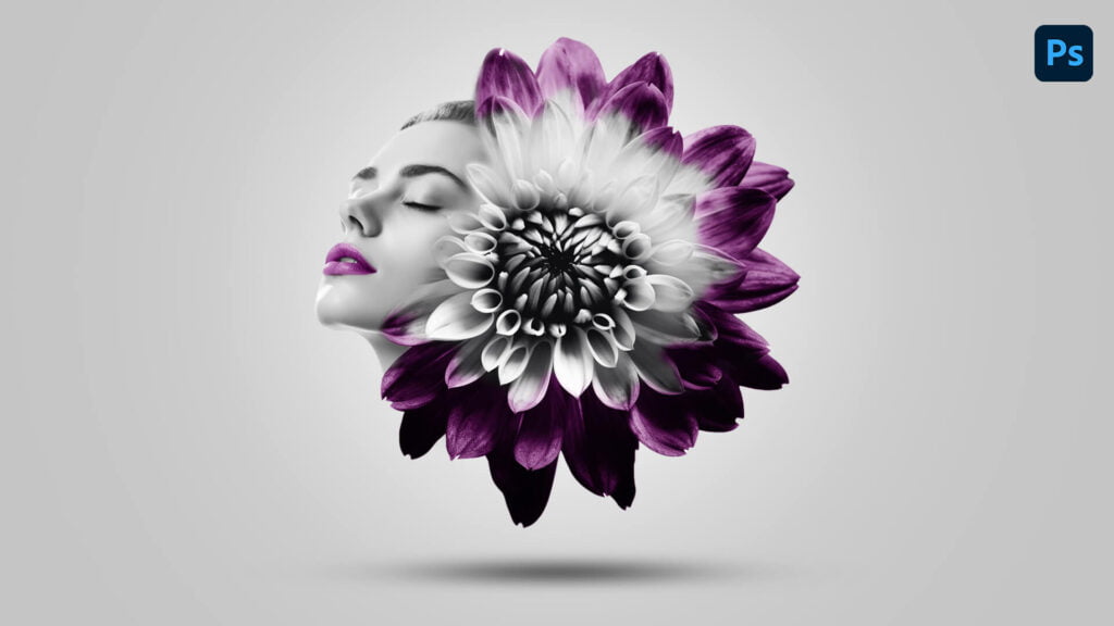 How to Create a Stunning Flower Face Photo Effect in Photoshop - Mypstips