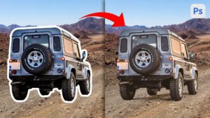 How To Overlap Text With An Image In Photoshop - Mypstips