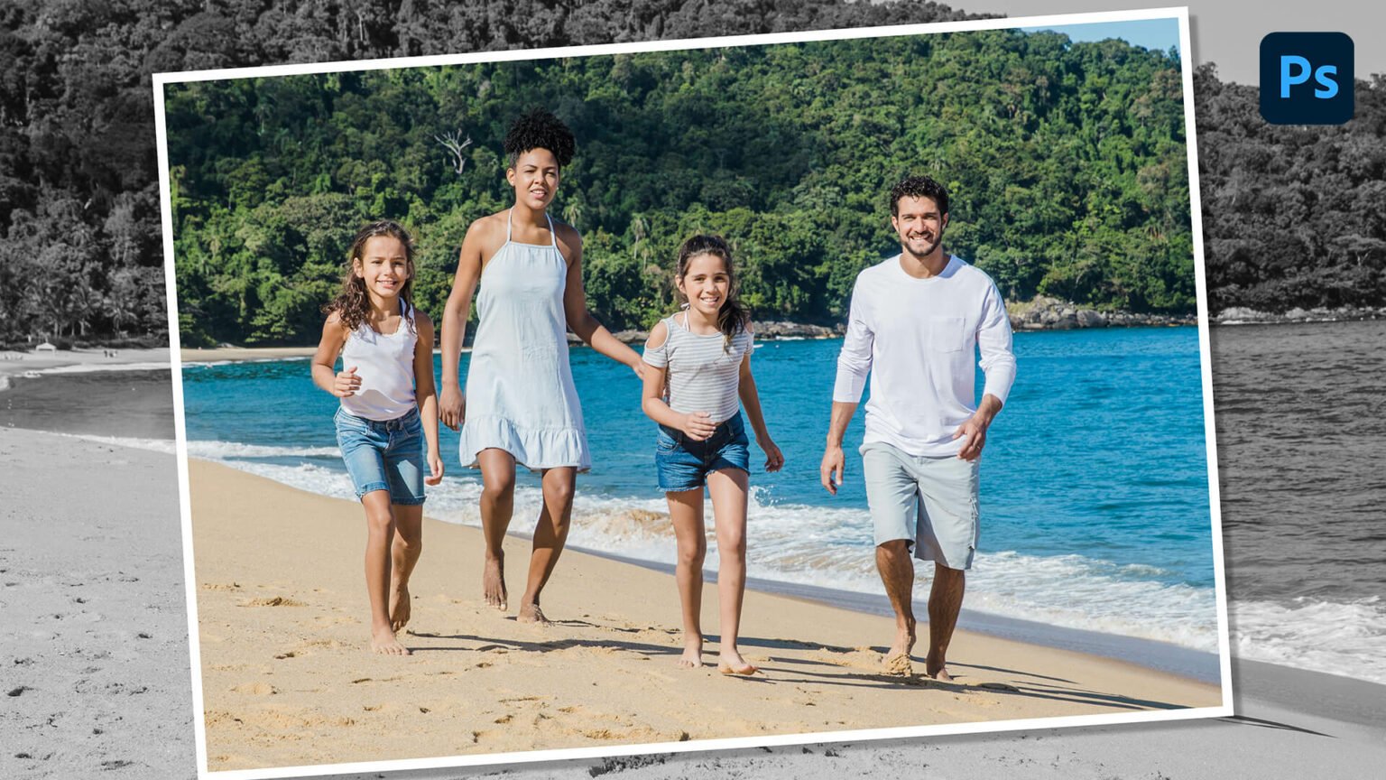 How to Create a Mockup in Photoshop - Cylindrical Transform Warp - Mypstips