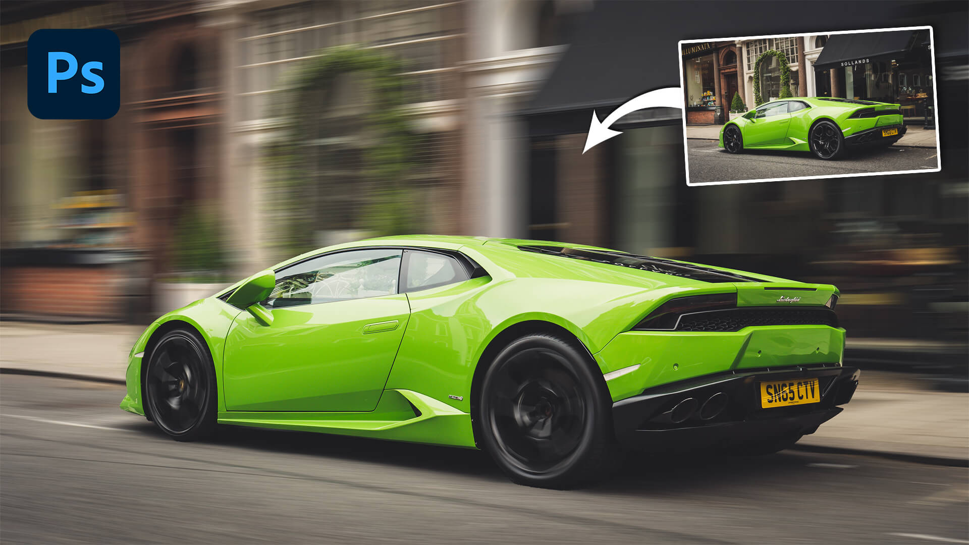 Create Speed Effect In Photoshop Mypstips