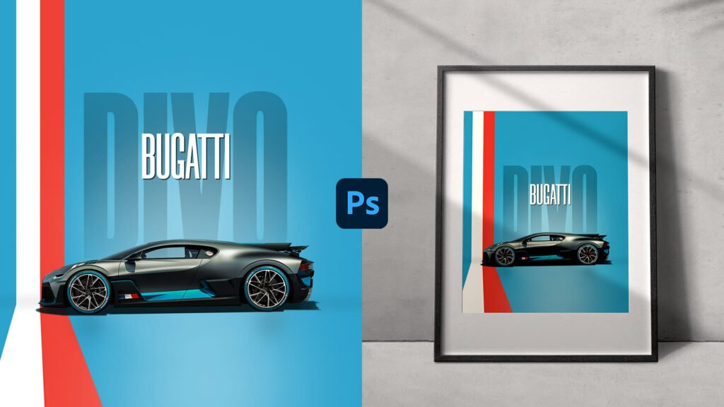 How to Create a Mockup in Photoshop - Cylindrical Transform Warp - Mypstips