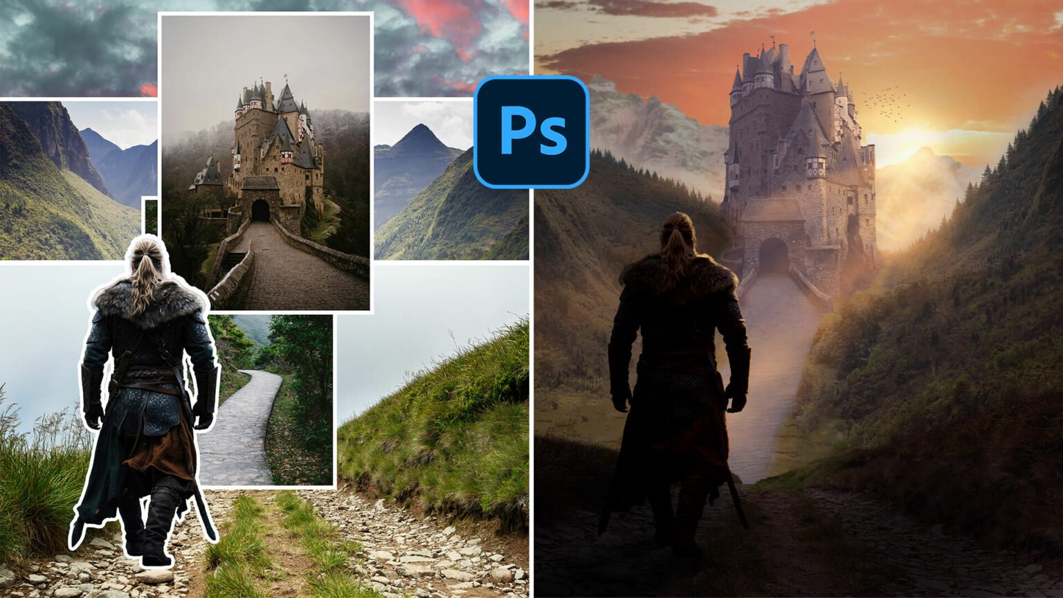How to Create a Mockup in Photoshop - Cylindrical Transform Warp - Mypstips