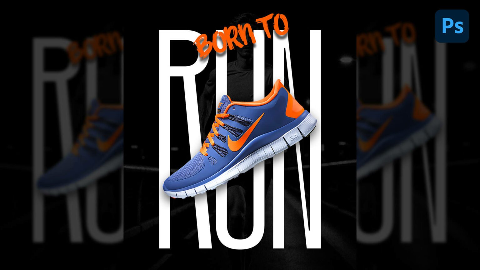 How To Overlap Text With An Image In Photoshop - Mypstips