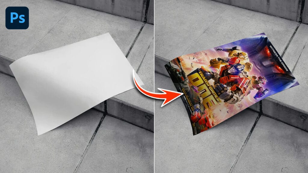 How to Create a Poster Mockup in Photoshop - Mypstips